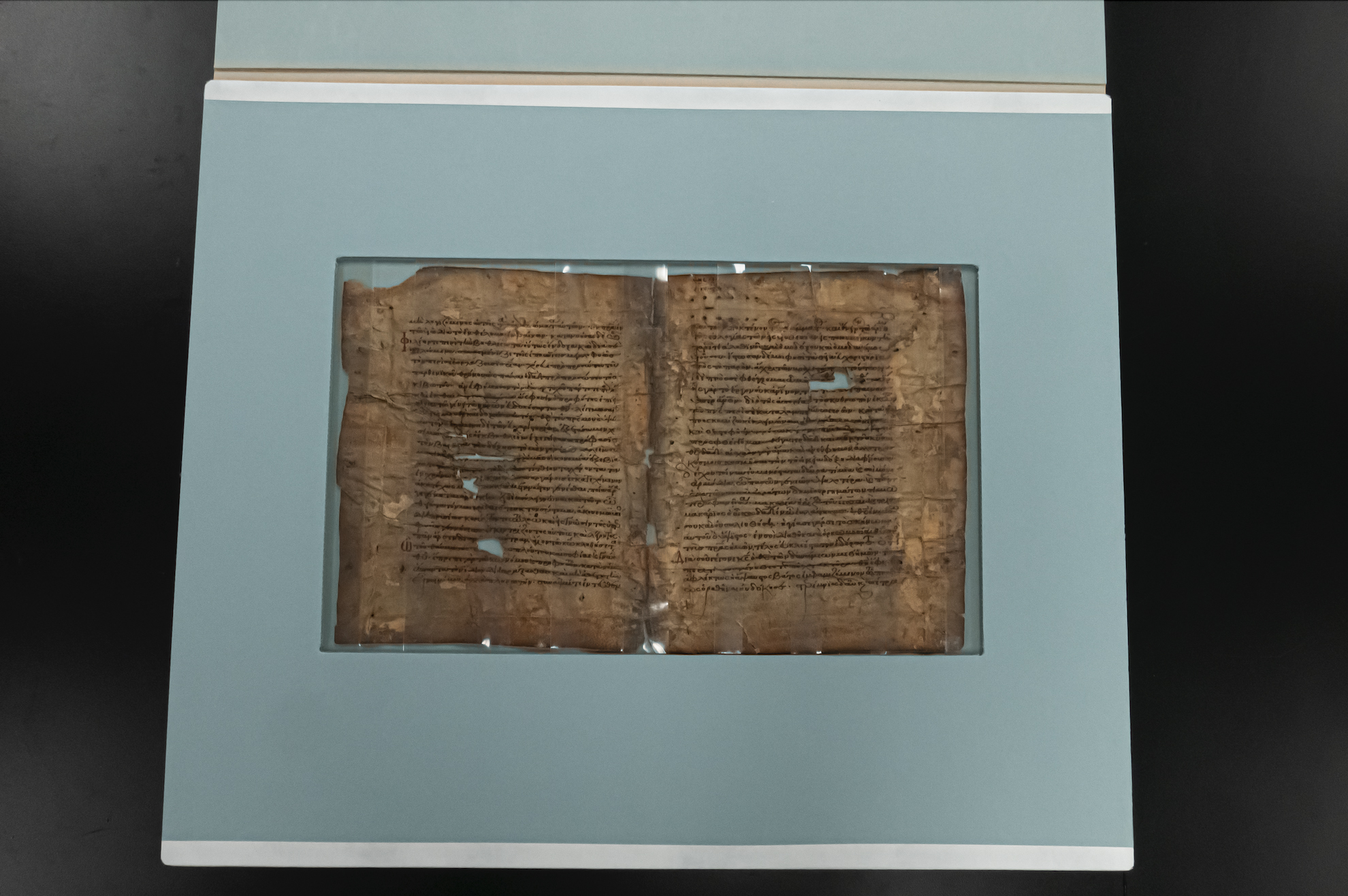 Preparing a Parchment Fragment for Posterity – RBSC at ND